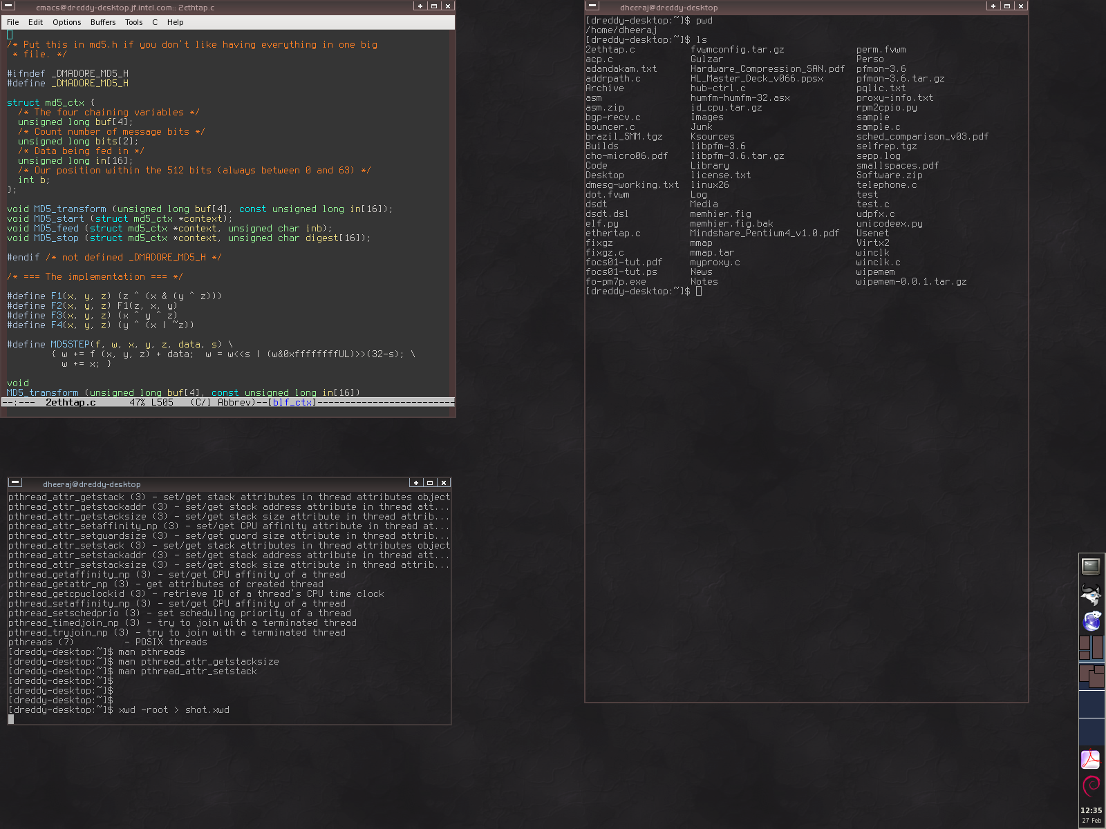 Fvwm Screenshot + config by dreddy2 on DeviantArt