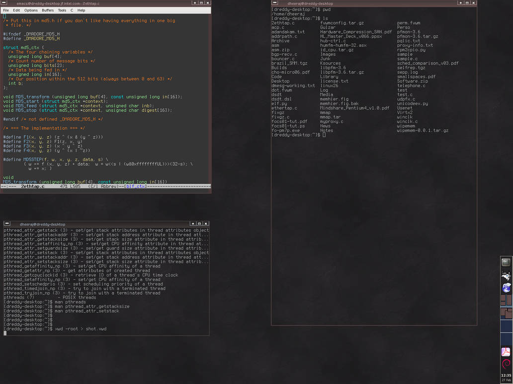 Fvwm Screenshot + config by dreddy2 on DeviantArt