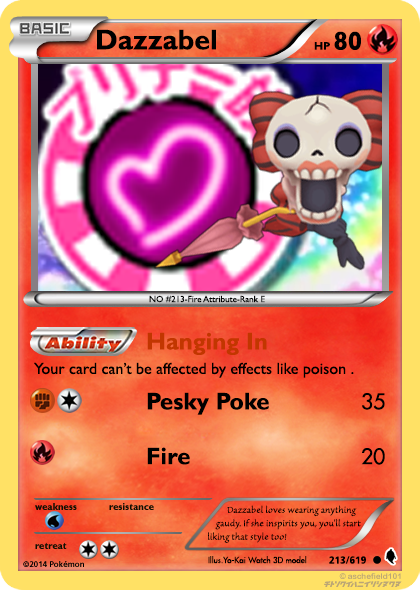 Pokemon Card : Dazzabel by SoloBaka on DeviantArt