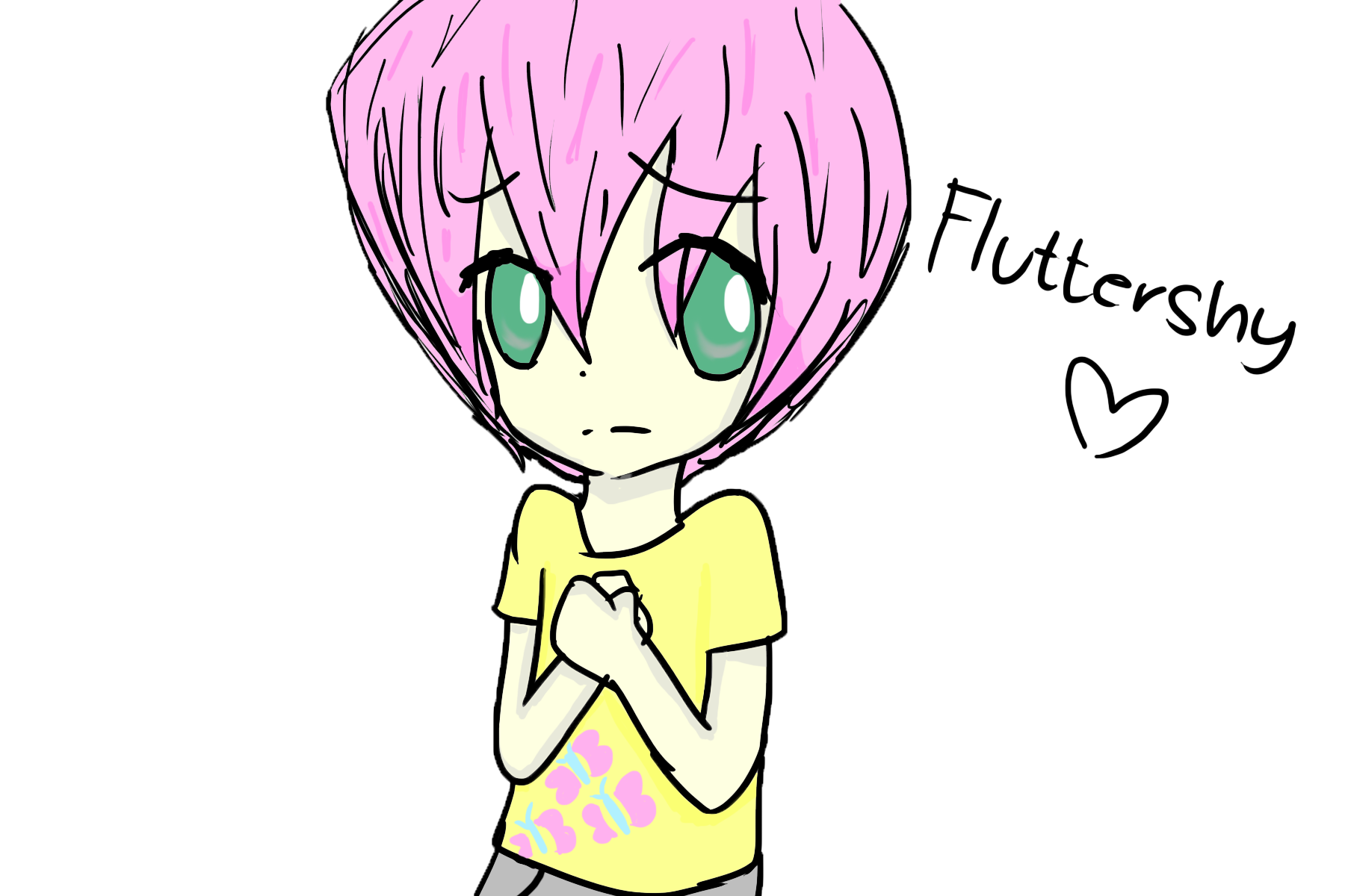 Fluttershy Genderbend by anonymously-awesome on DeviantArt