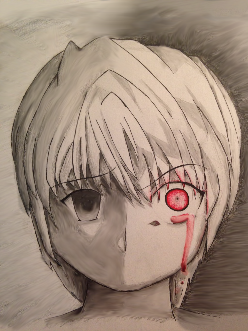 Kurapika Drawing Edited by JacalNelliee on DeviantArt