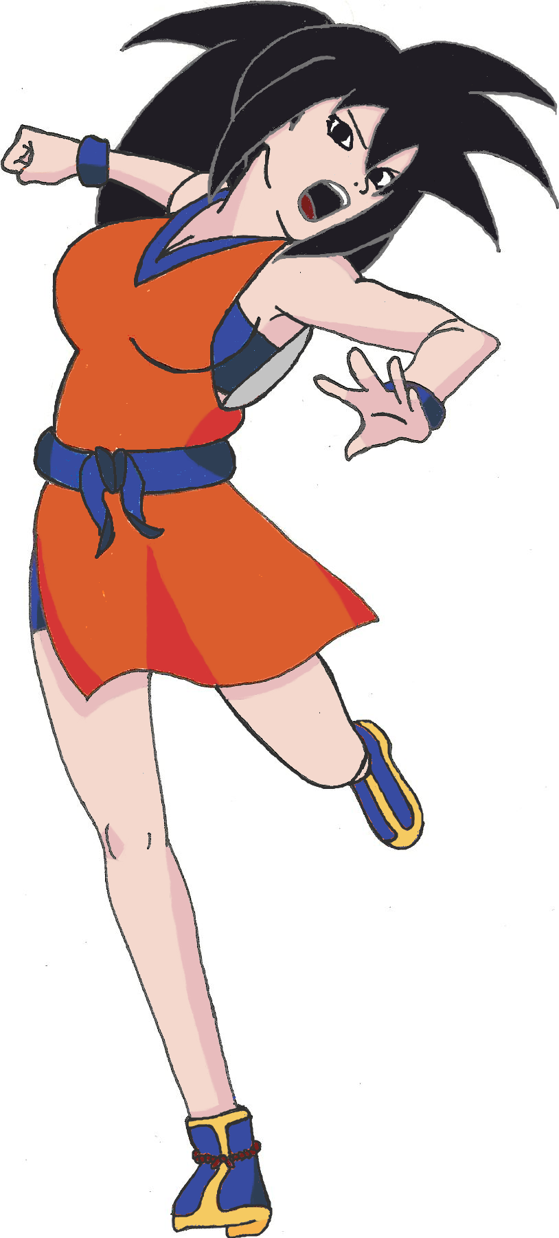 Fem Goku by yaoidarkness on DeviantArt