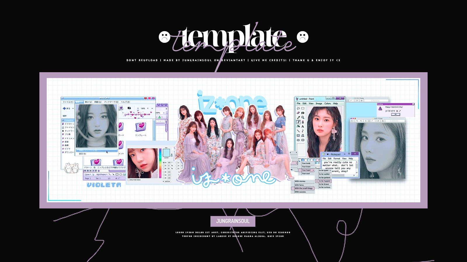 016 : team header | templates * by jungrainsoul on DeviantArt