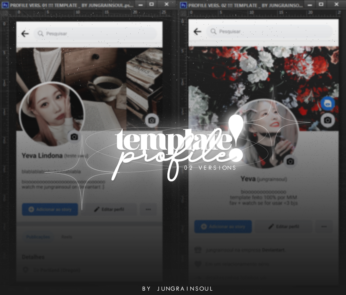 18 FACEBOOK PROFILE / template 'by jungrainsoul by jungrainsoul on ...