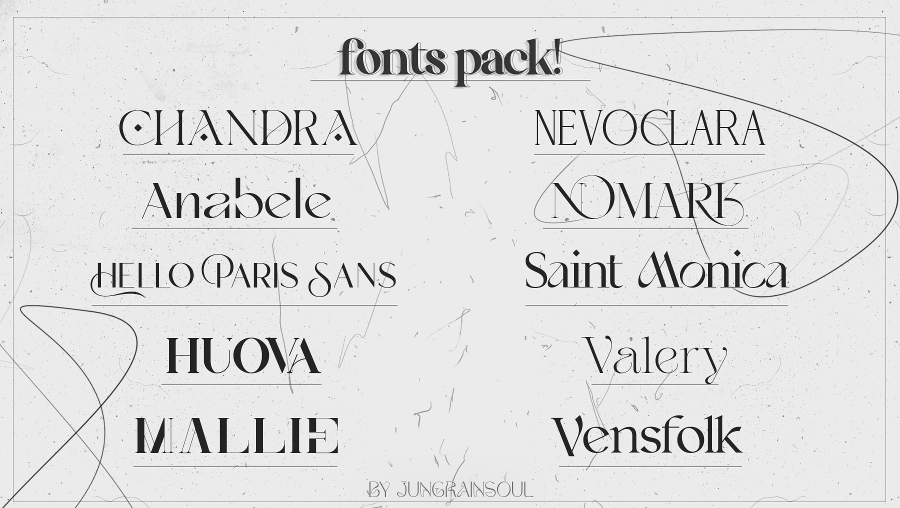 01 FONTS PACK / 'by jungrainsoul by jungrainsoul on DeviantArt