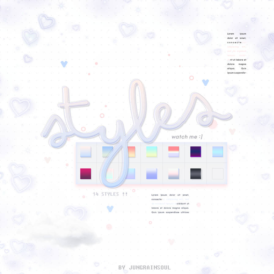 04 COTTON CANDY / styles 'by jungrainsoul by jungrainsoul on DeviantArt