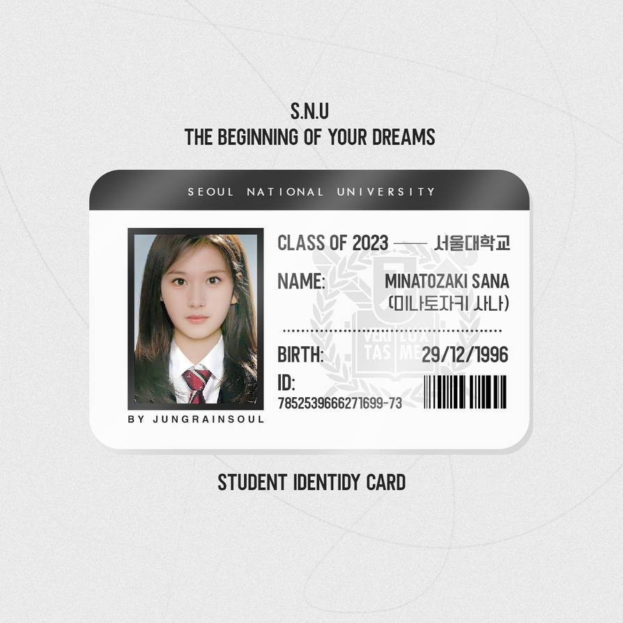51 STUDENT ID CARD / template 'by jungrainsoul by jungrainsoul on ...
