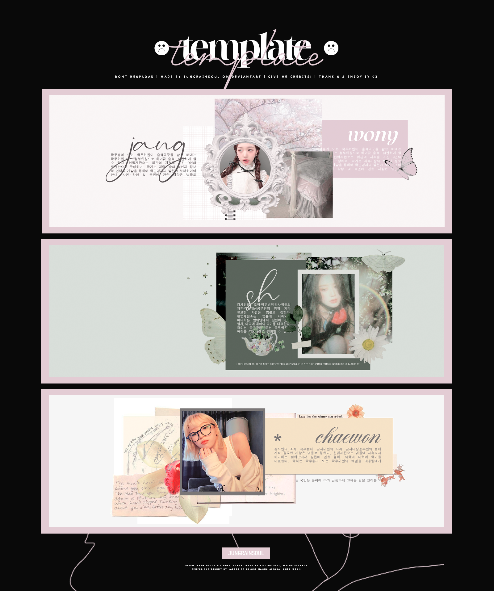 080 : narrative post | templates * by jungrainsoul on DeviantArt