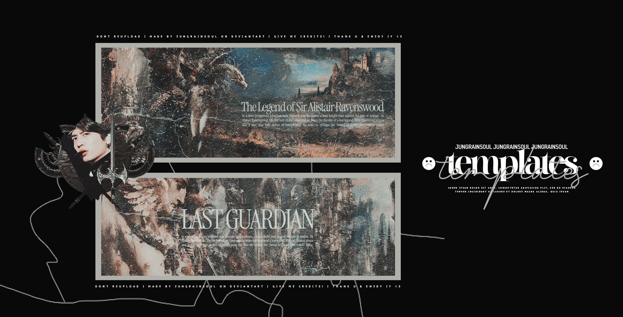 093 : last guardian | rp layout template * by jungrainsoul on DeviantArt