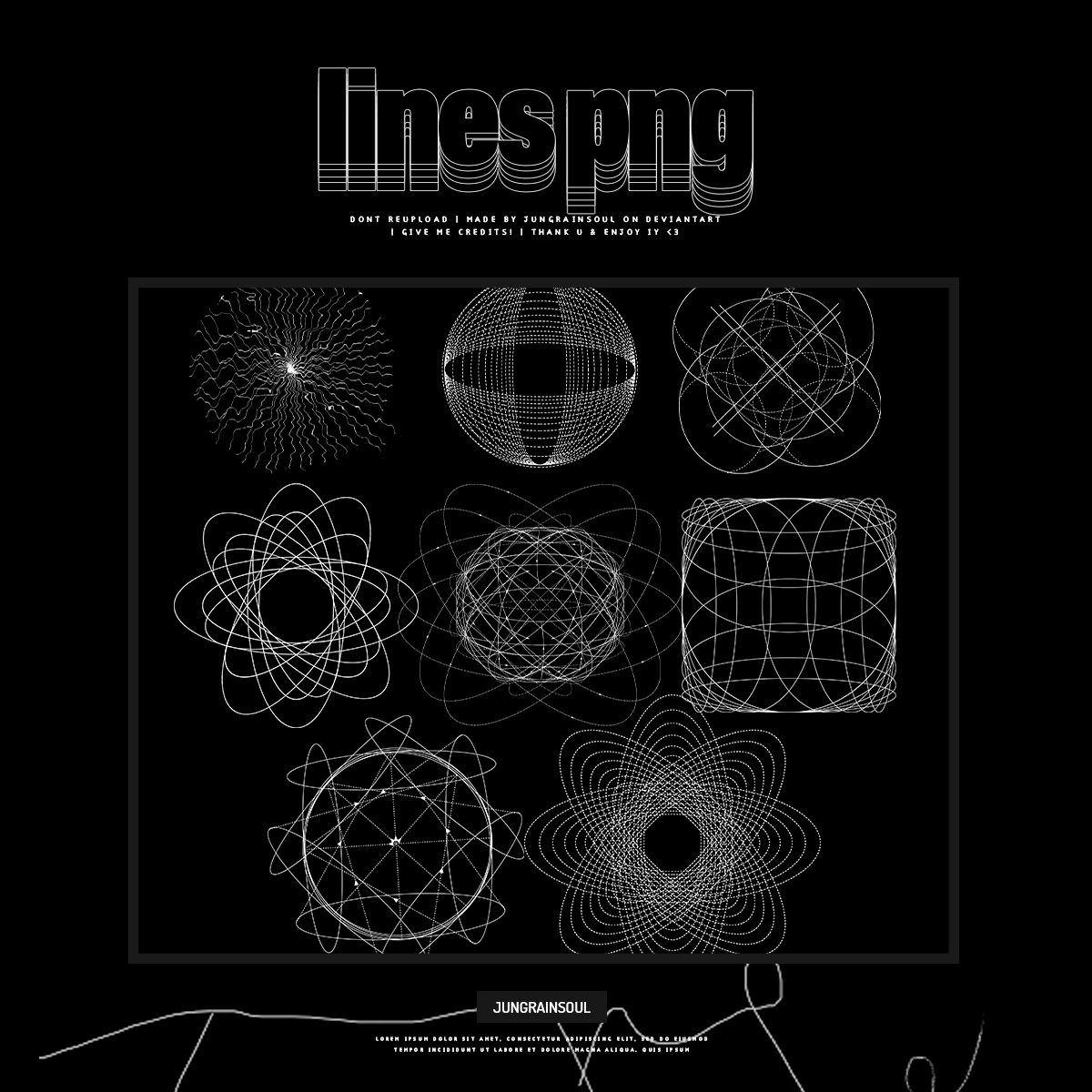 021 : lines object pack | pngs * by jungrainsoul on DeviantArt