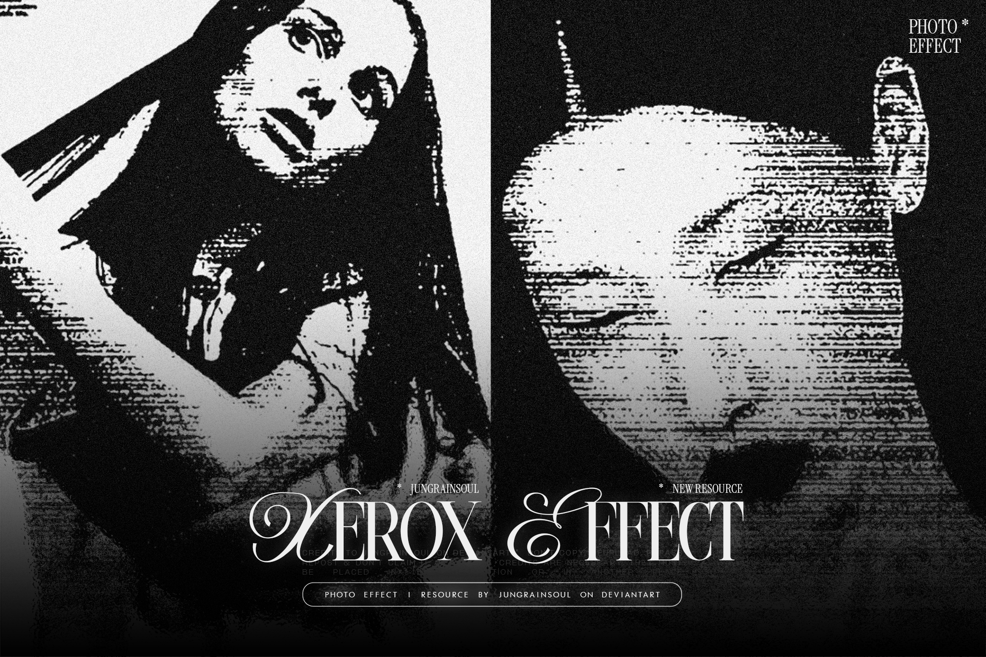 034 : xerox effect | photo effect * by jungrainsoul on DeviantArt
