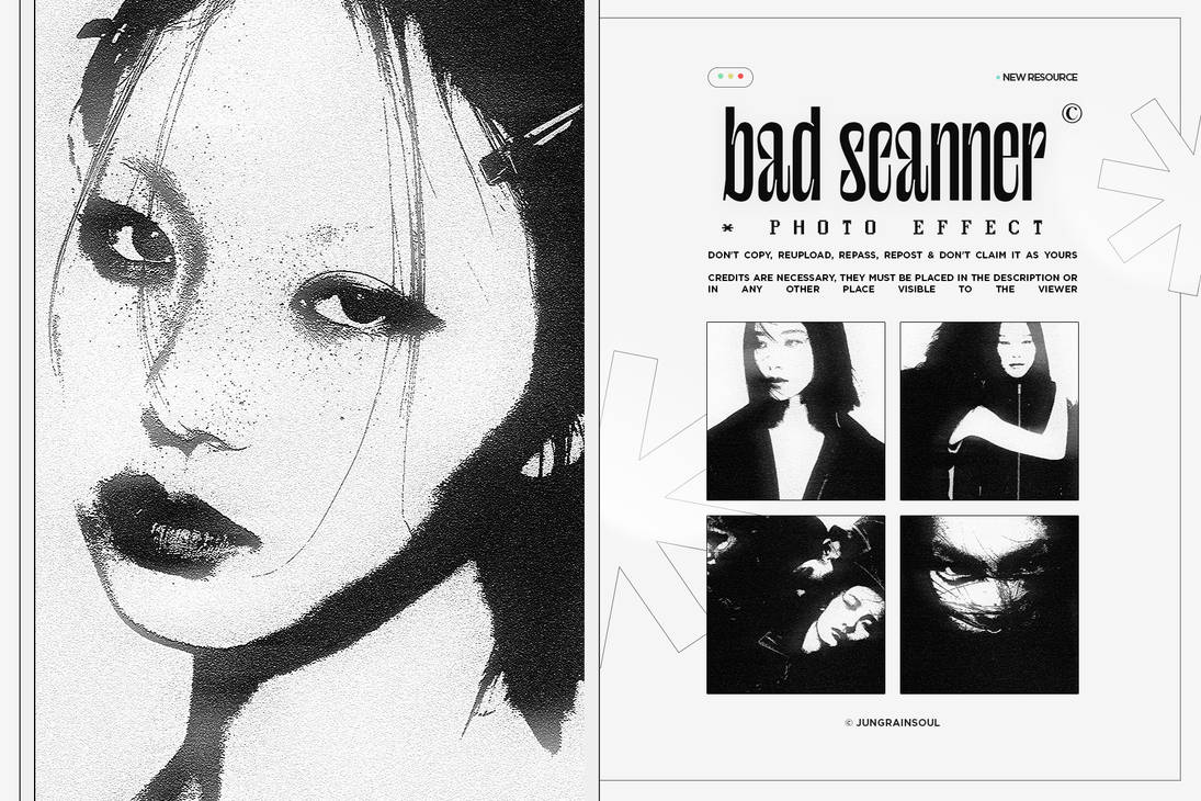 035 : bad scan | photo effect * by jungrainsoul on DeviantArt