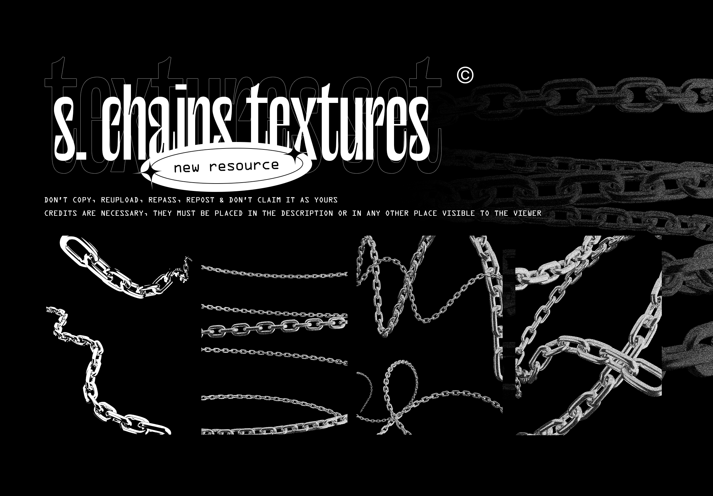 047 : silver chains | textures * by jungrainsoul on DeviantArt