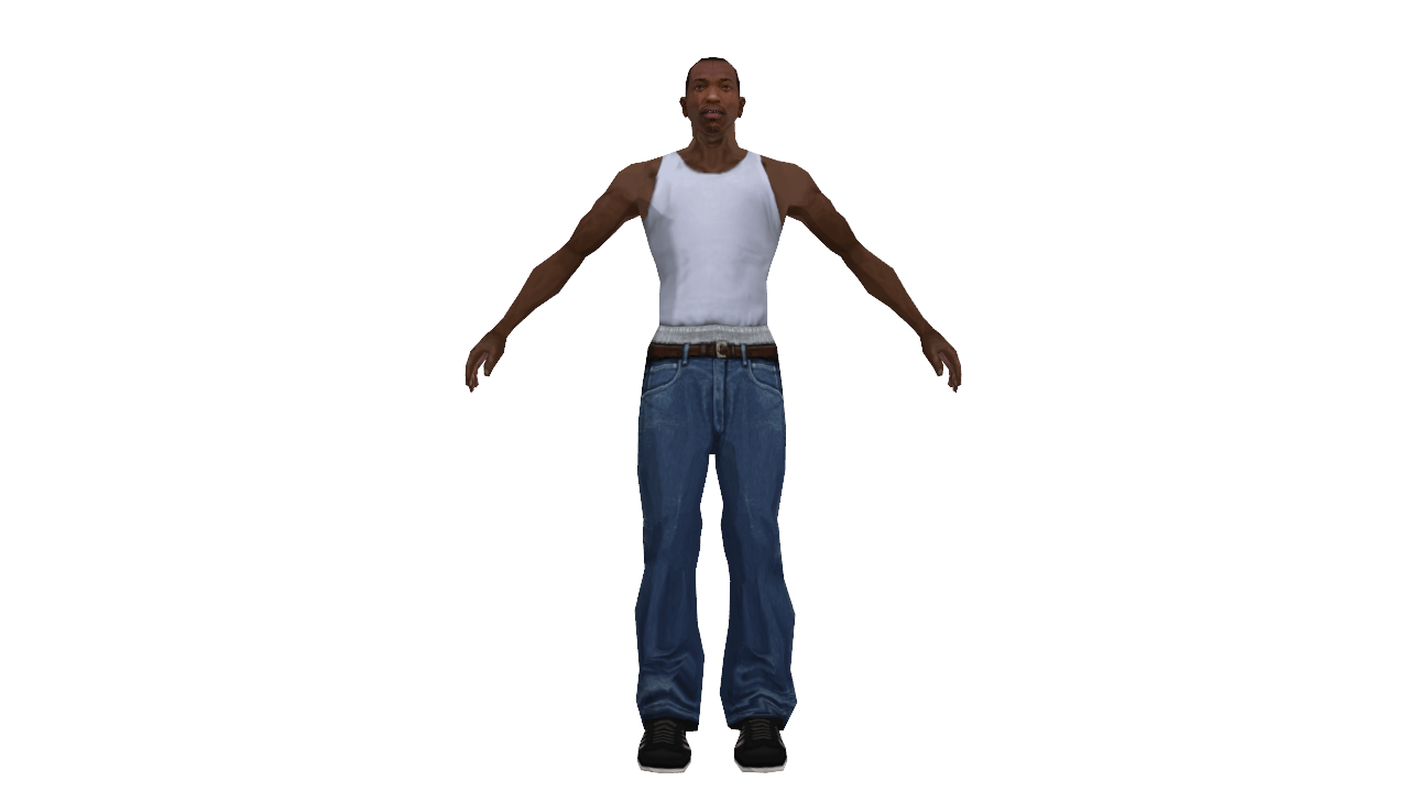 Mmd Carl Johnson Model Dl By Nootnoot640 On Deviantart