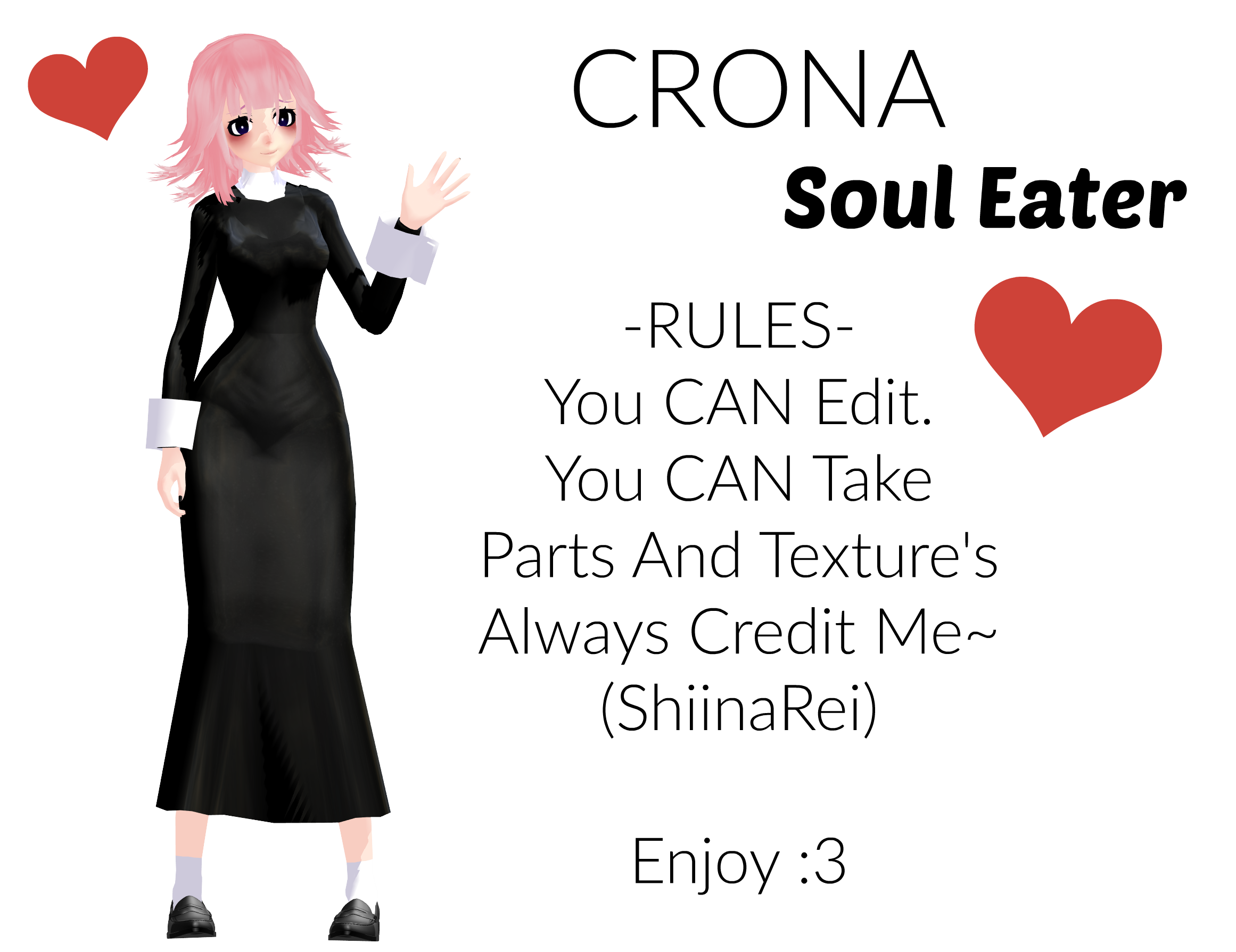 MMD DL - Crona Gorgon - Soul Eater by ShiinaRei on DeviantArt