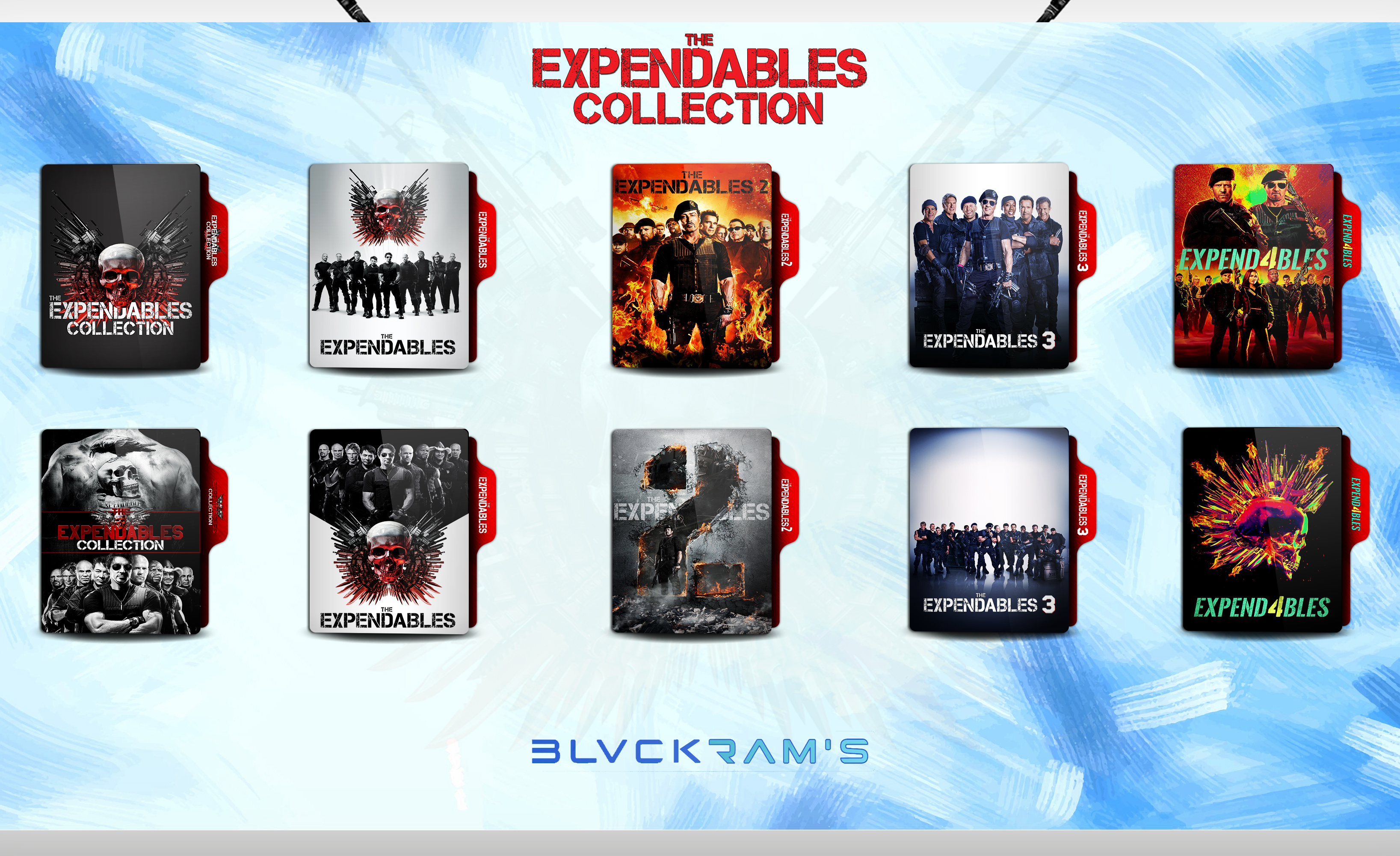 THE EXPANDABLES COLLECTiON by BlvckRams on DeviantArt