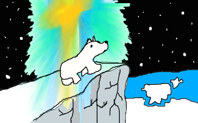 northan lights by FluffyMonsterForever on DeviantArt