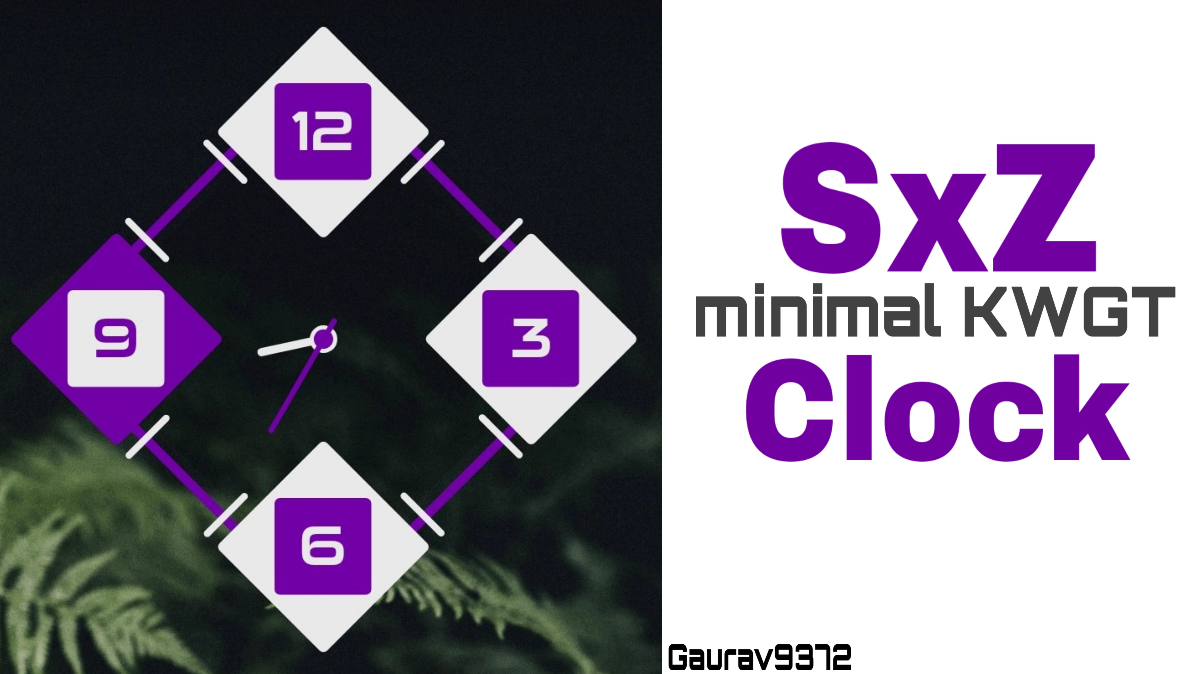 SxZ Minimal KWGT Clock by Gaurav9372 on DeviantArt