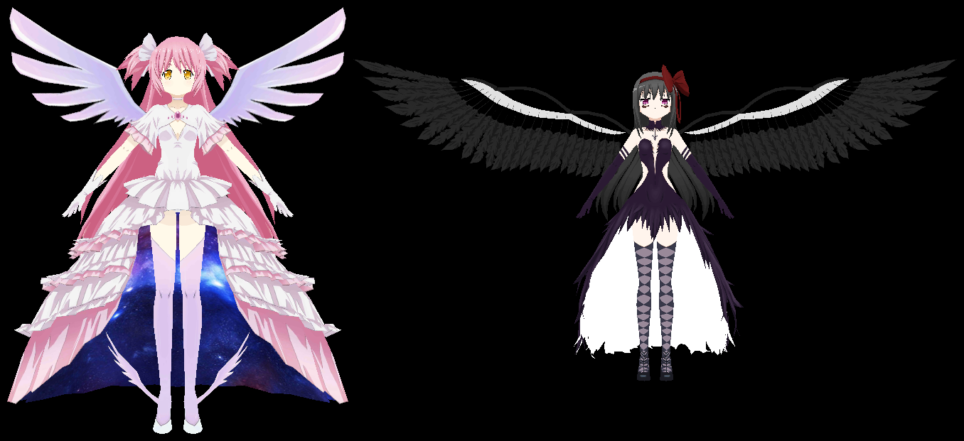 Madoka Magica (Transformation) - FBX 3D Model Pack by AzureBerylBlue on ...