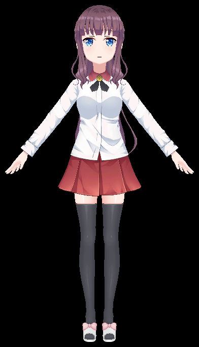 Takimoto Hifumi - FBX 3D Model by AzureBerylBlue on DeviantArt