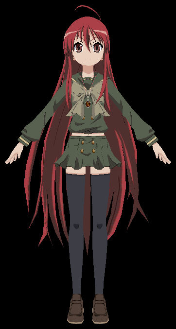 Shana - FBX 3D Model by AzureBerylBlue on DeviantArt