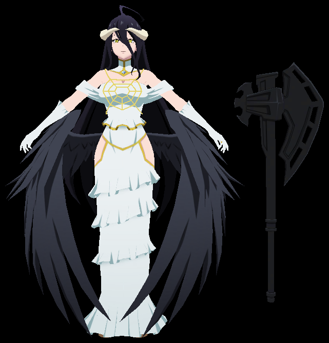 Albedo - FBX 3D Model by AzureBerylBlue on DeviantArt