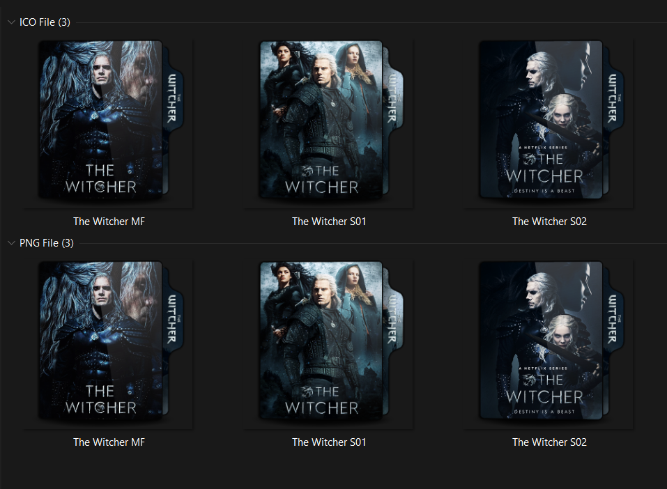 The Witcher Collection | Folder Icons by MellowDRAG on DeviantArt
