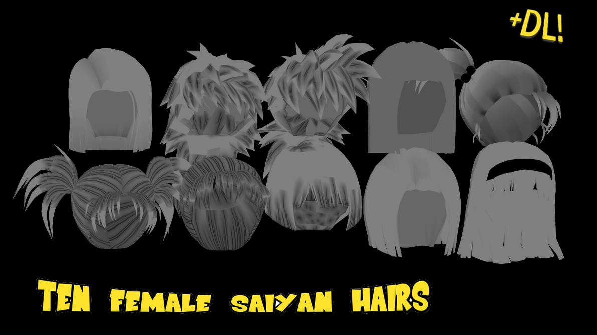 [mmd] saiyan styles - female + dl by VoltTheCabbit on DeviantArt
