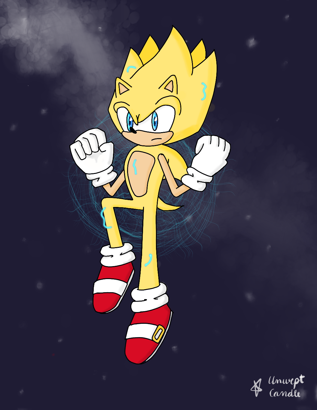 Super Cyber Sonic by UnweptCandle on DeviantArt Super Cyber Sonic by UnweptCandle on DeviantArt