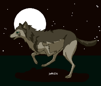 Running Wolf - animation by JeMiChi on DeviantArt