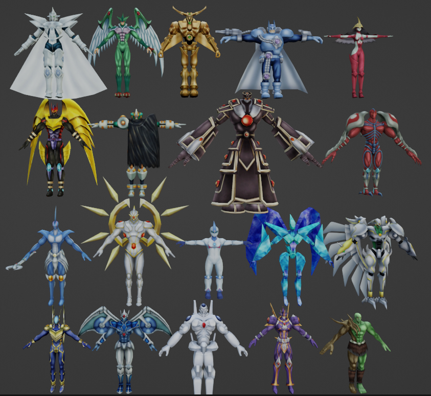Elemental Heroes FBX Pack by EmilioFreeman on DeviantArt