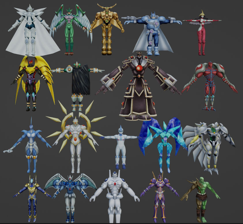 Elemental Heroes FBX Pack by EmilioFreeman on DeviantArt