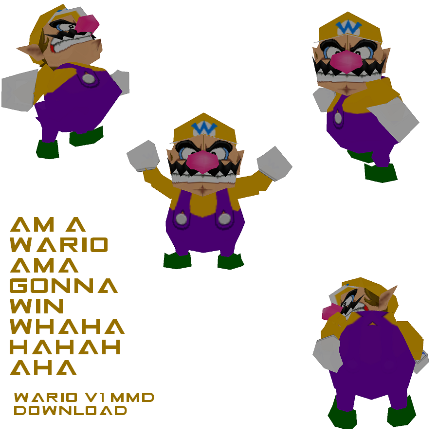 Wario V1 MMD Download by Metalscourge18ZX on DeviantArt