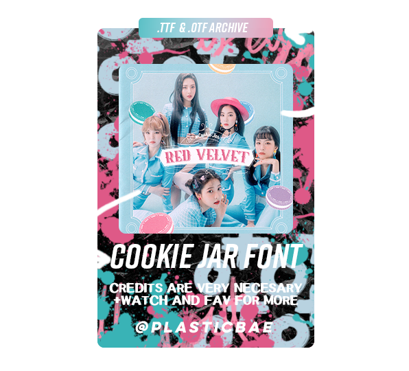 COOKIE JAR | FONT by plasticbae on DeviantArt