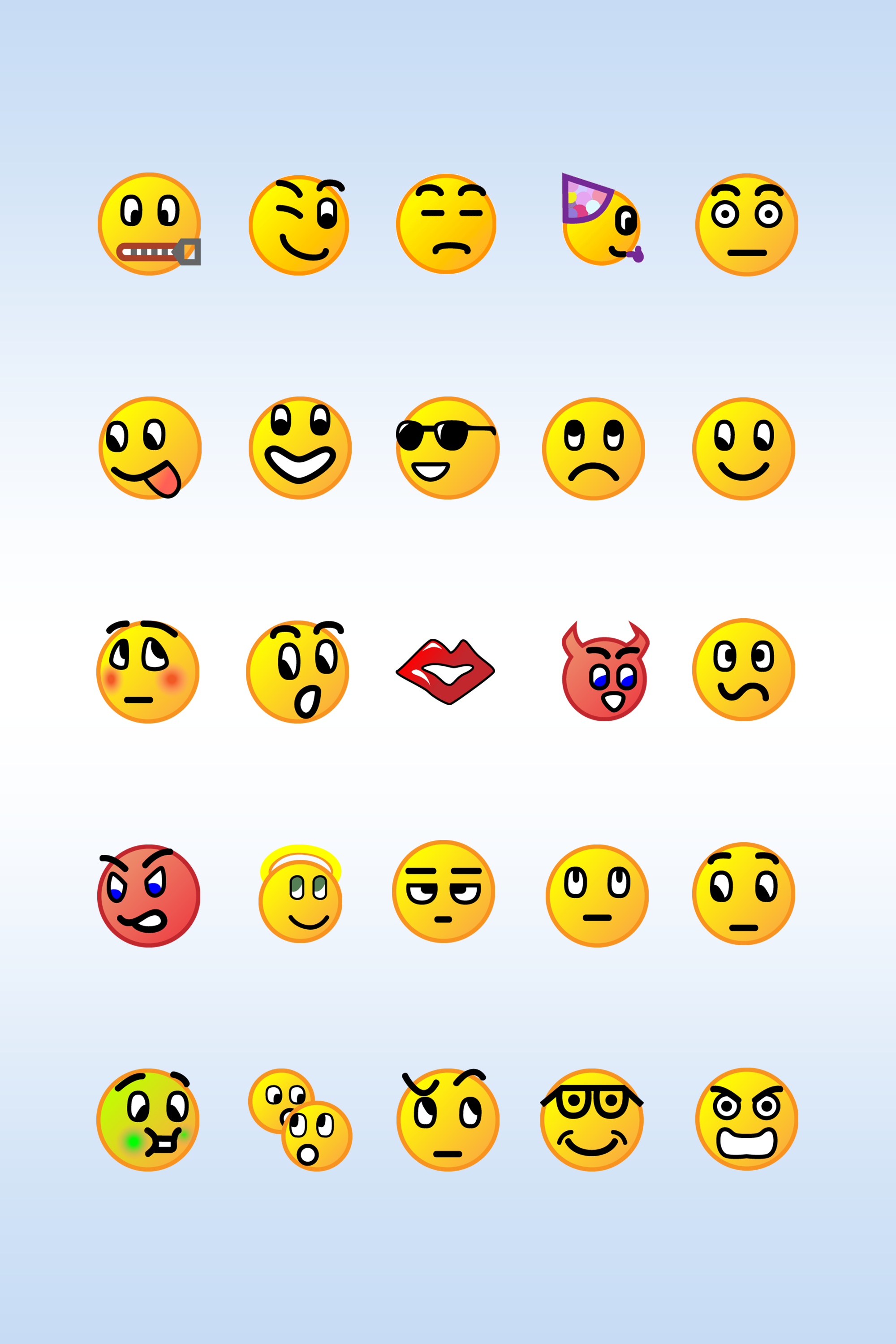 MSN Messenger Emoticons by skeuoss on DeviantArt
