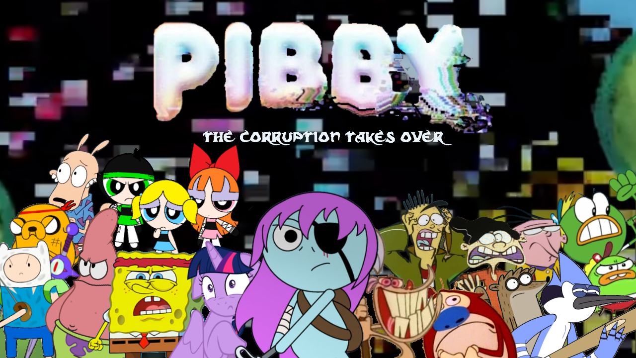 Pibby the corruption takes over poster by sf1djpizza on DeviantArt
