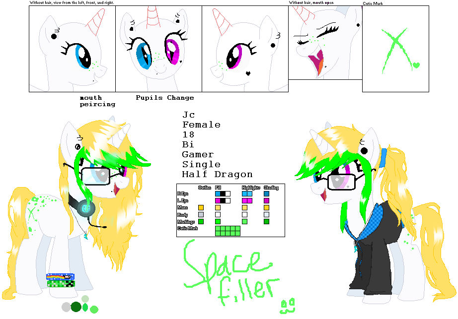 Jc Gamer pony OC! by icewolf66 on DeviantArt