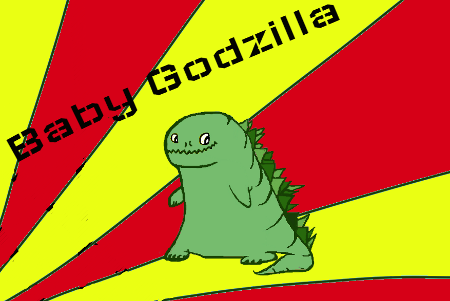 Baby Godzilla by lilcutestarz on DeviantArt