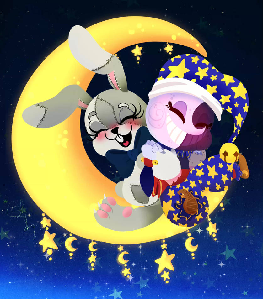 Animation | Moon and Bunny by SpookstressAdopts on DeviantArt
