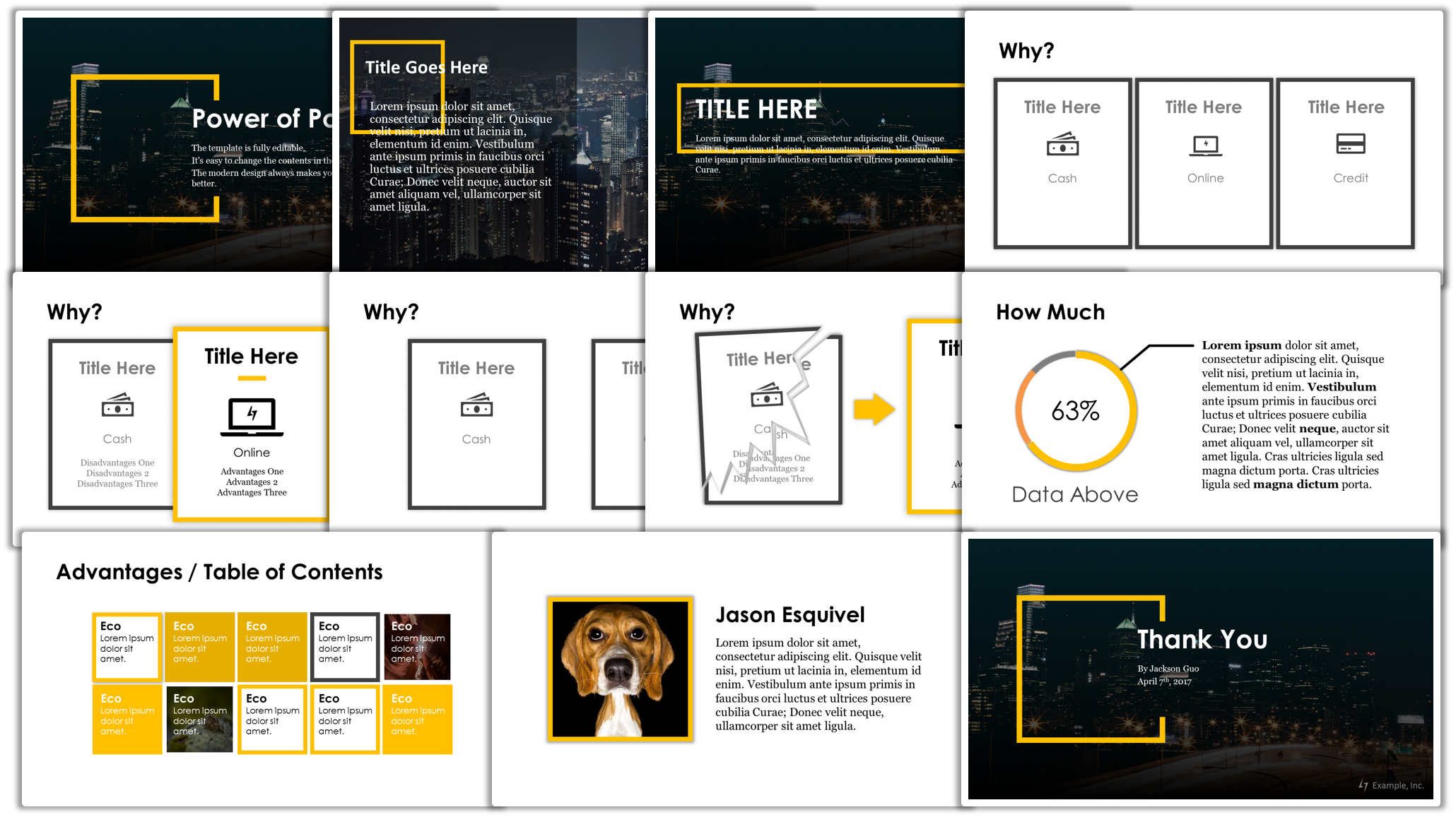 Square space PowerPoint Theme by JacksonGuo on DeviantArt