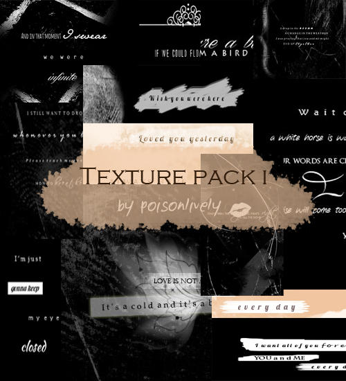 Text textures by poisonlively on DeviantArt