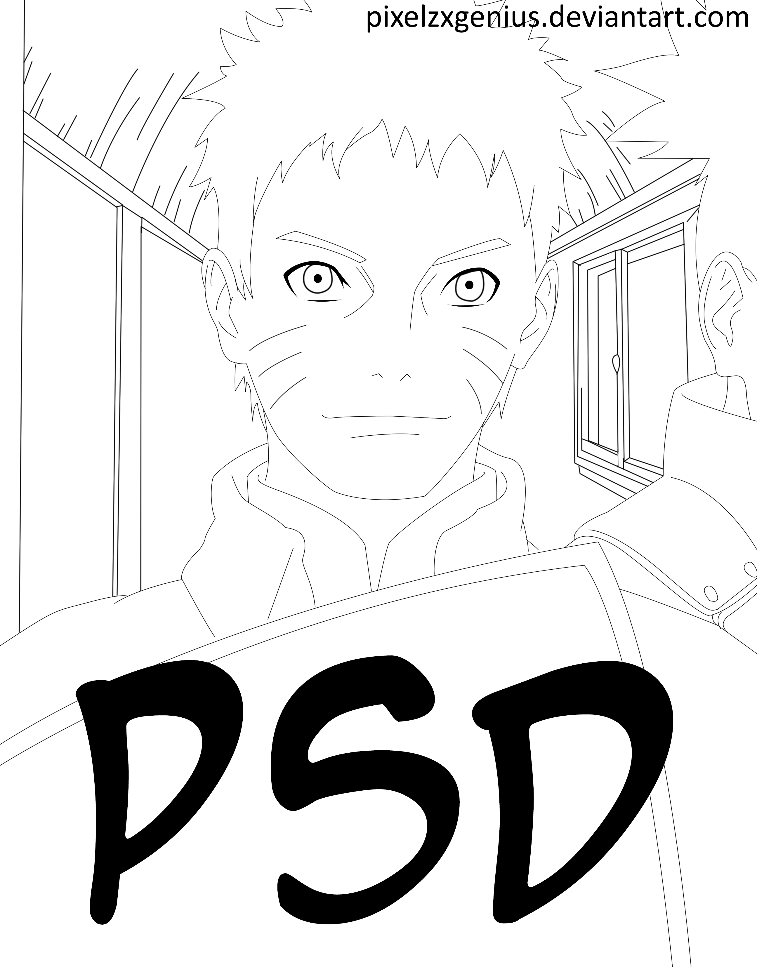 Naruto 700 PSD Lineart by PixelZXGenius on DeviantArt