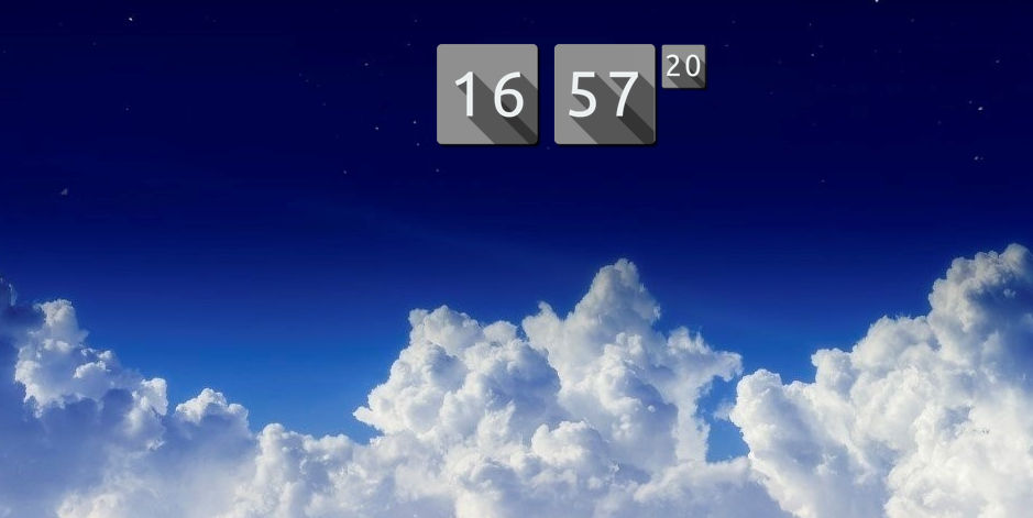 Premium Longshadow CLOCK 1.0 Rainmeter by Syrdi on DeviantArt