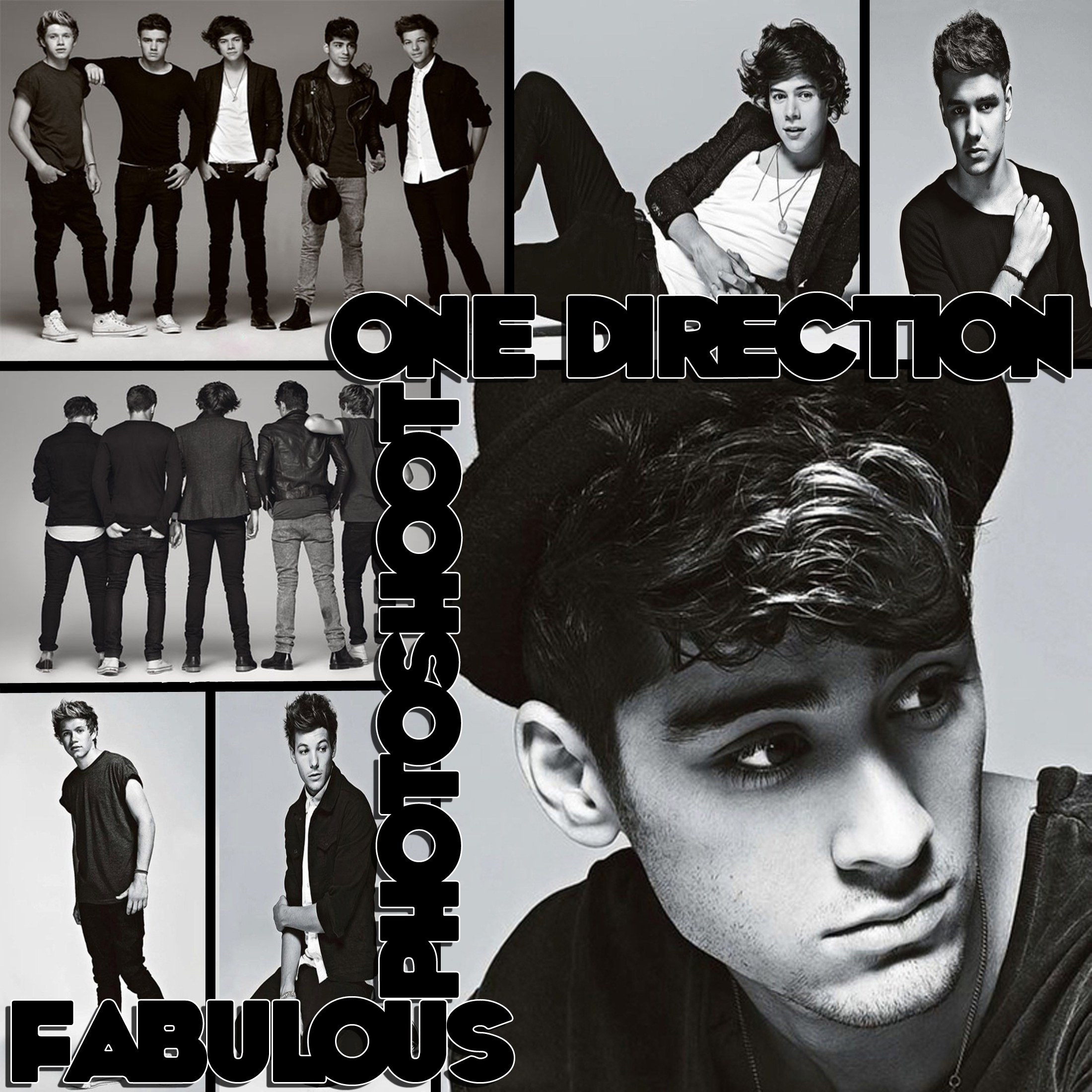One Direction Photoshoot Black And White Fabulous The Fab Five: One