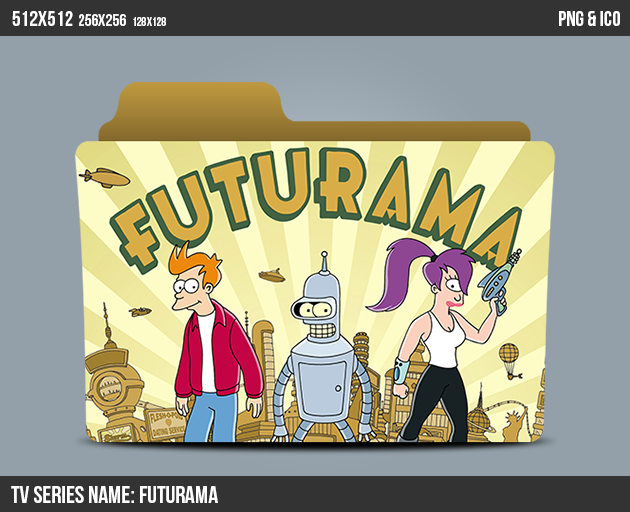 Futurama folder icon by kasbandi on DeviantArt