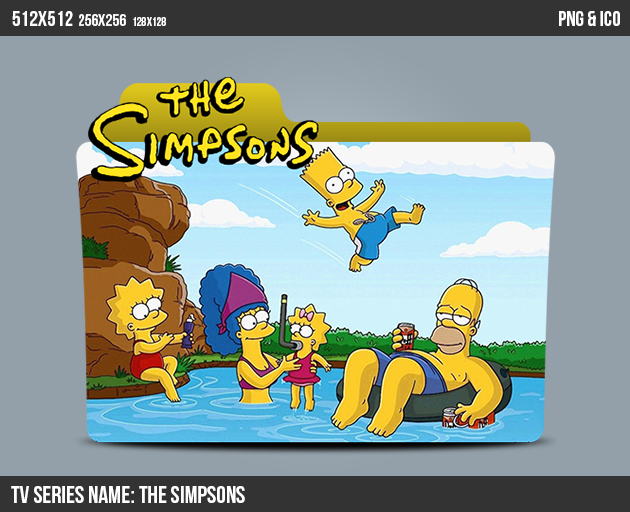 The Simpsons folder icon by kasbandi on DeviantArt