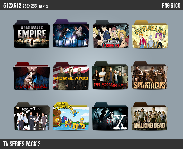 TV Series Folder ICON Pack3 by kasbandi on DeviantArt