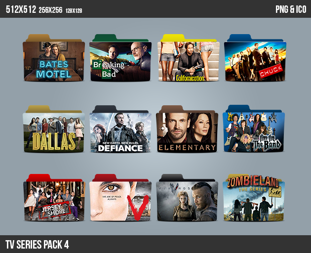 TV Series Folder ICON Pack4 by kasbandi on DeviantArt