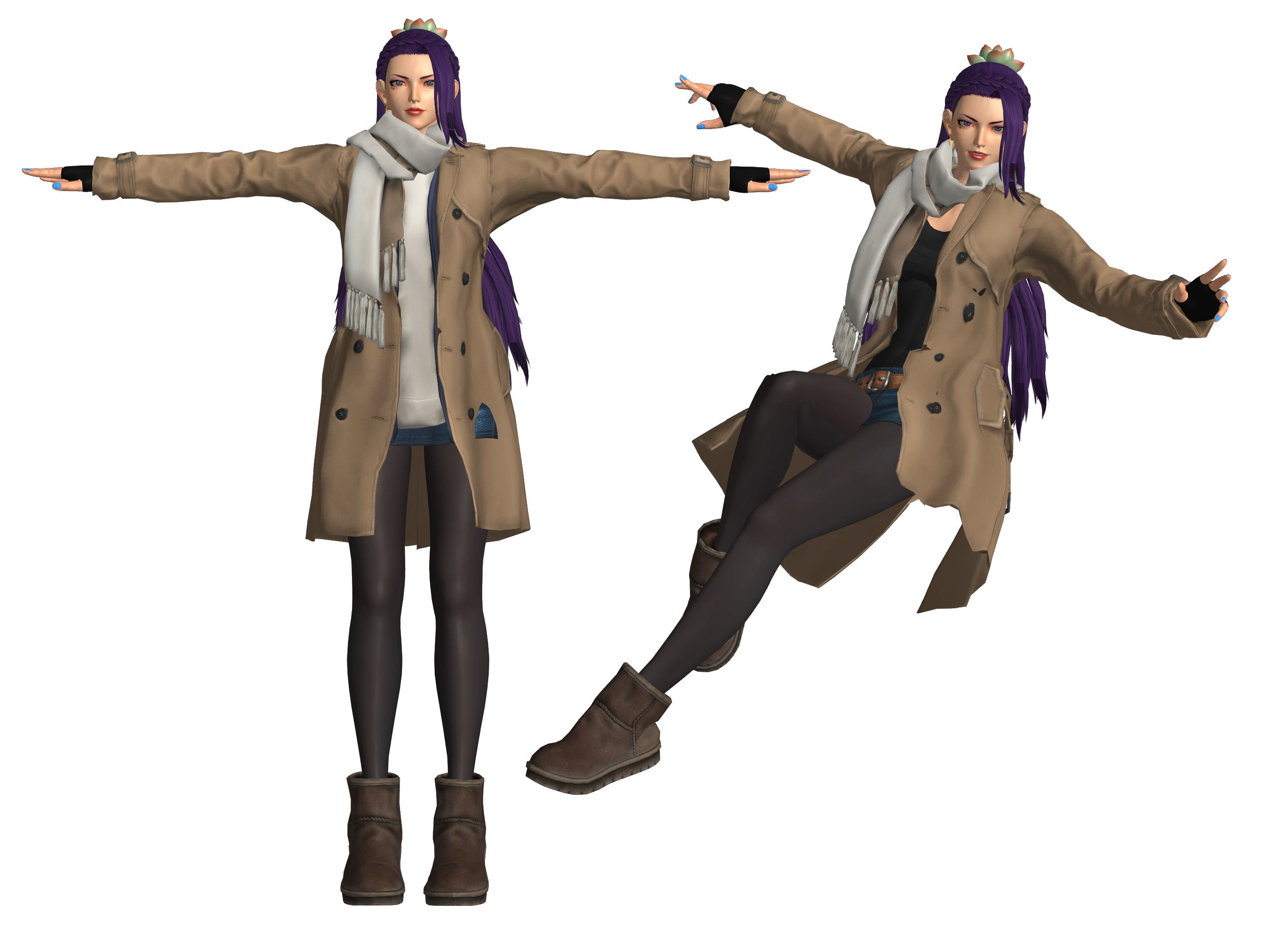 Luong as [HS] Android N18 (coat) [DL] by sihsengiu on DeviantArt