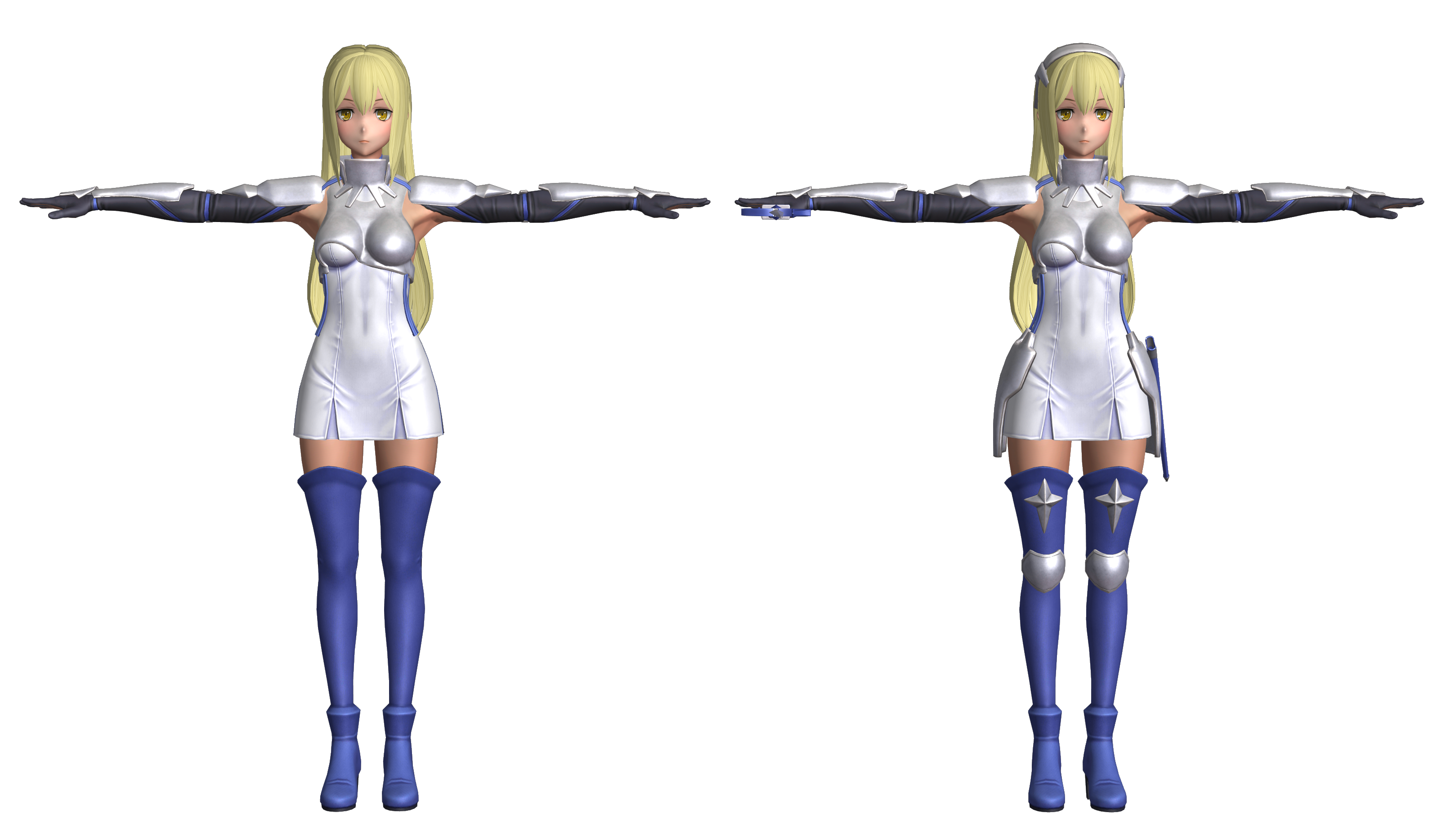 overhit Dungeon Aiz (v1.0) By Vlthar [DL] XPS by sihsengiu on DeviantArt